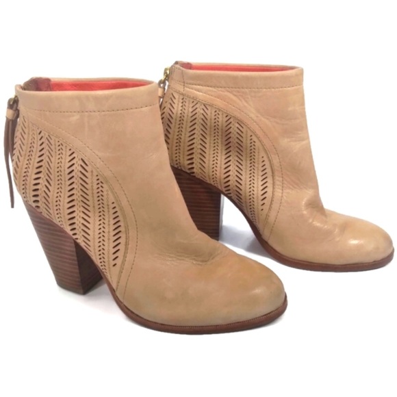 Coach | Shoes | Coach Honey Leather Ankle Booties Sz | Poshmark
